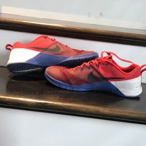 Nike | Shoes | Nike Metcon Red White And Blue | Poshmark